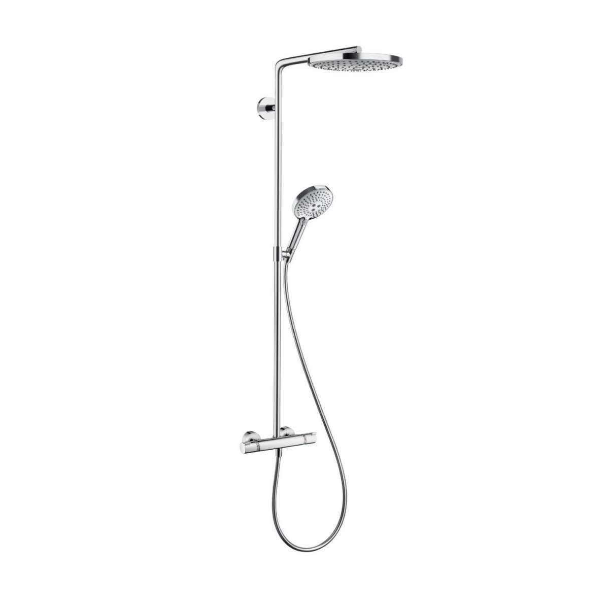 HG Showerpipe Raindance Select chrom mit Kopfbrause Raindance S 240 ...