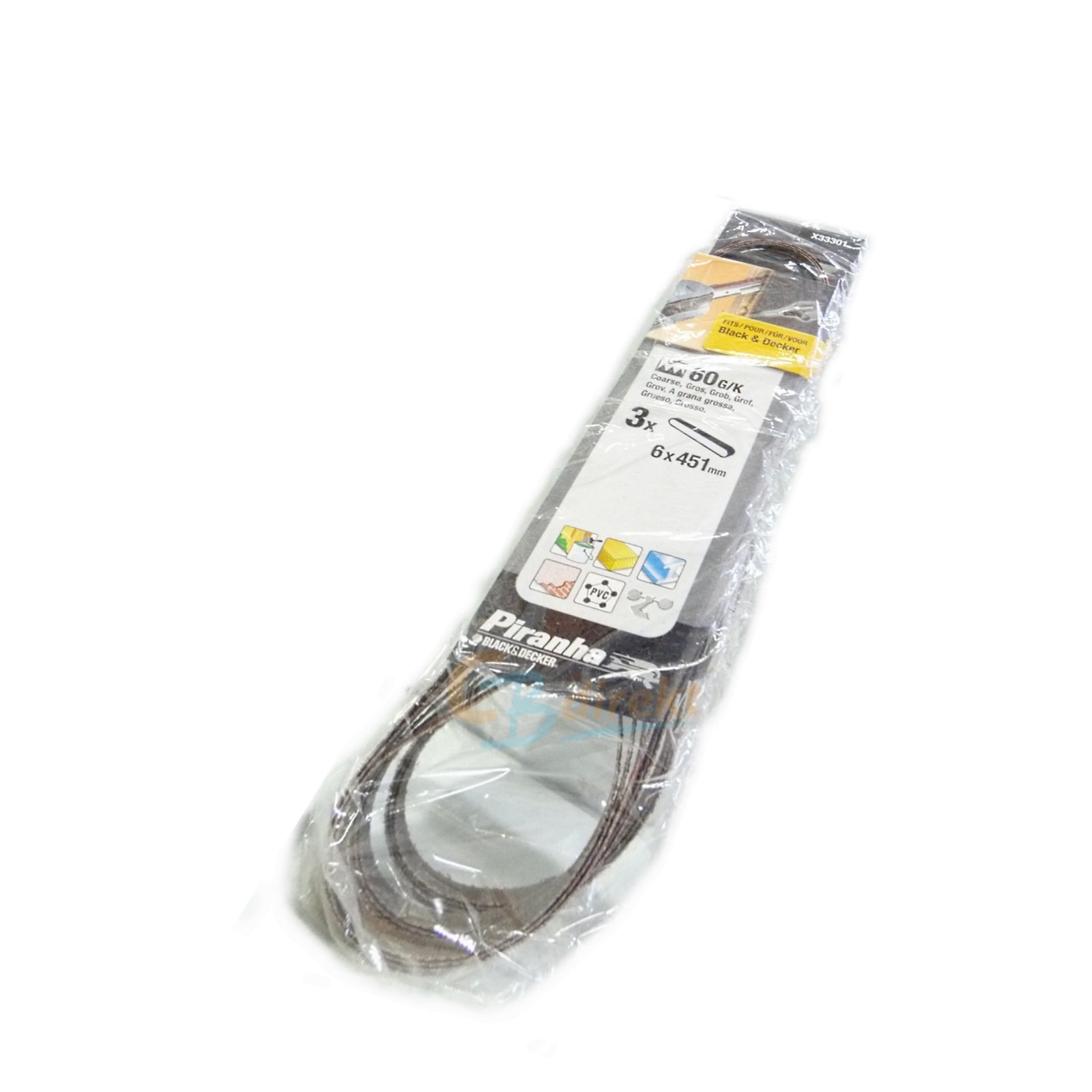 BLACK & DECKER Powerfeile 3x Schleifbänder | CBdirekt Profi-Shop für ...