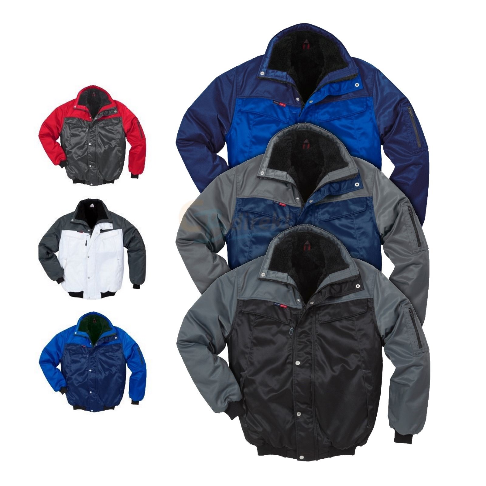 Fristads Kansas Winter-Jacke Pilot Icon zweifarbig Pilotenjacke ...